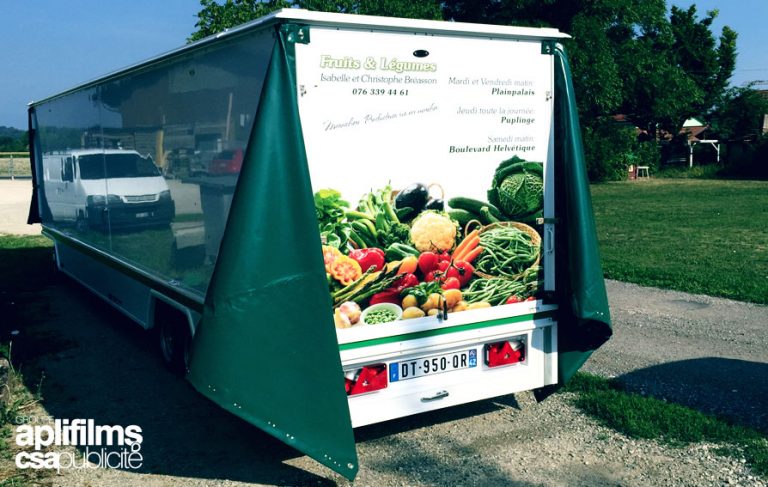 Camions publicitaires - Aplifilms & Csa publicité